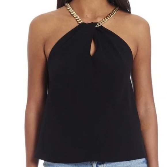 Amanda Uprichard | Tops | Amanda Uprichard Wanda Gold Chain Halter Top ...